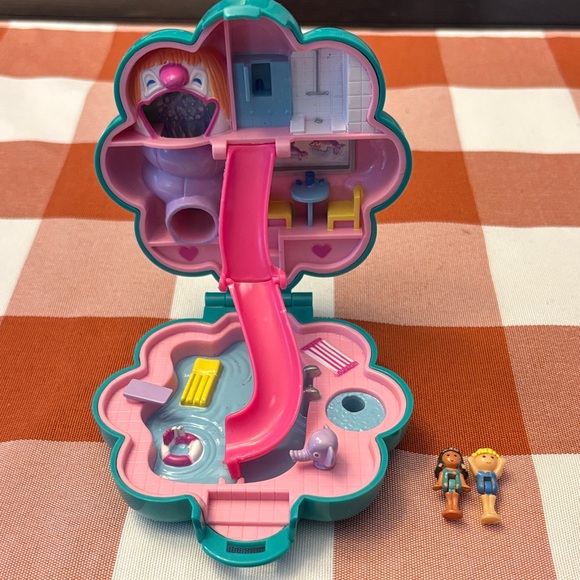 polly pocket | Toys | Vintage 99 Polly Pocket Water Fun Park With Slide ...